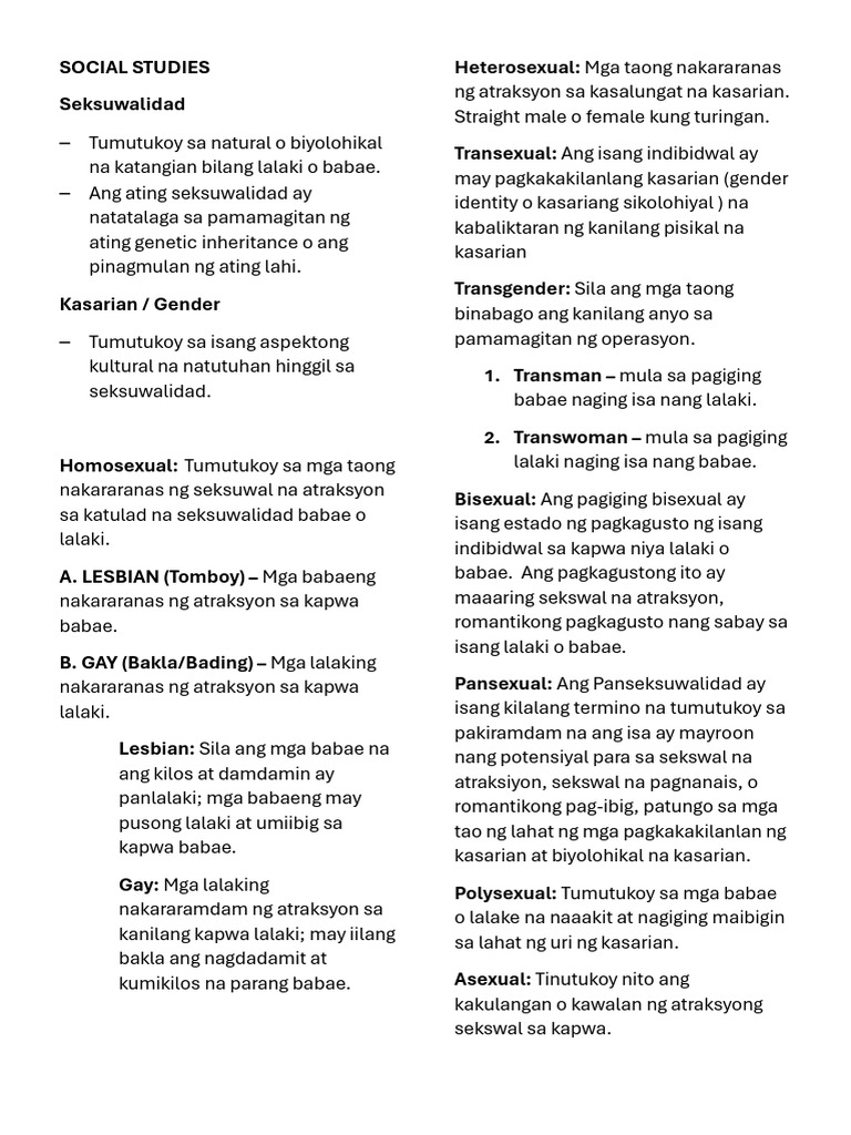Social Studies Week 1 3 | PDF