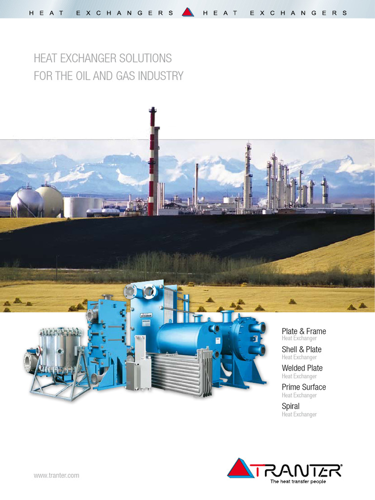 Application of Heat Exchangers in OIL&GAS | PDF | Heat Exchanger | Water