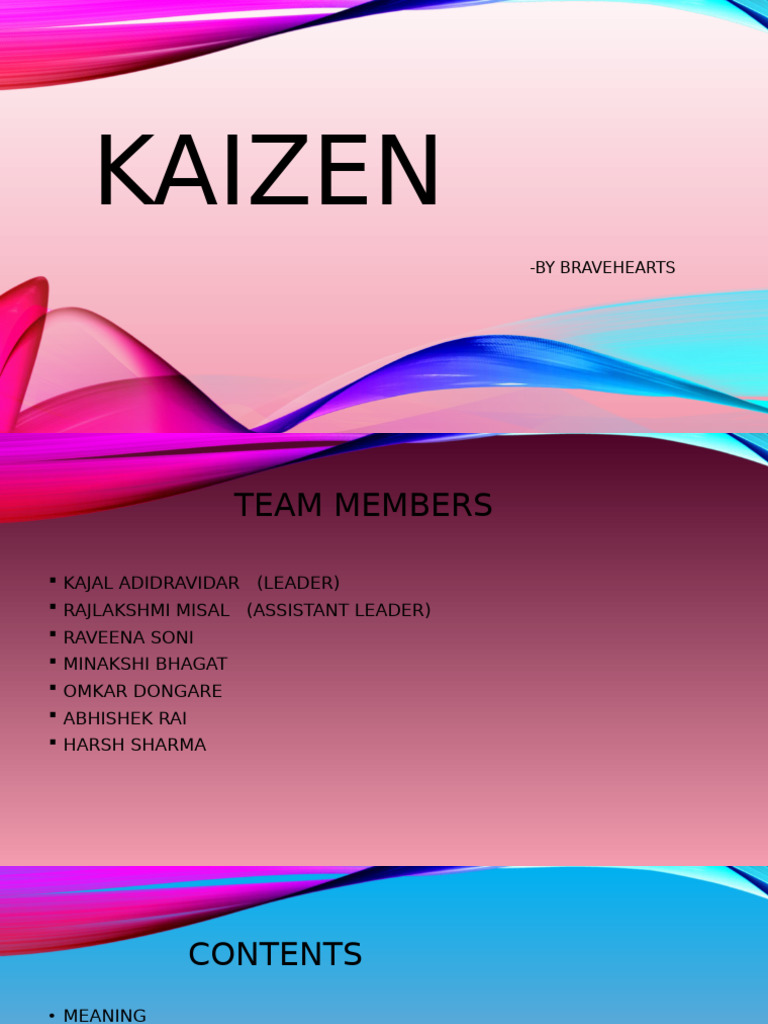 KAIZEN | PDF