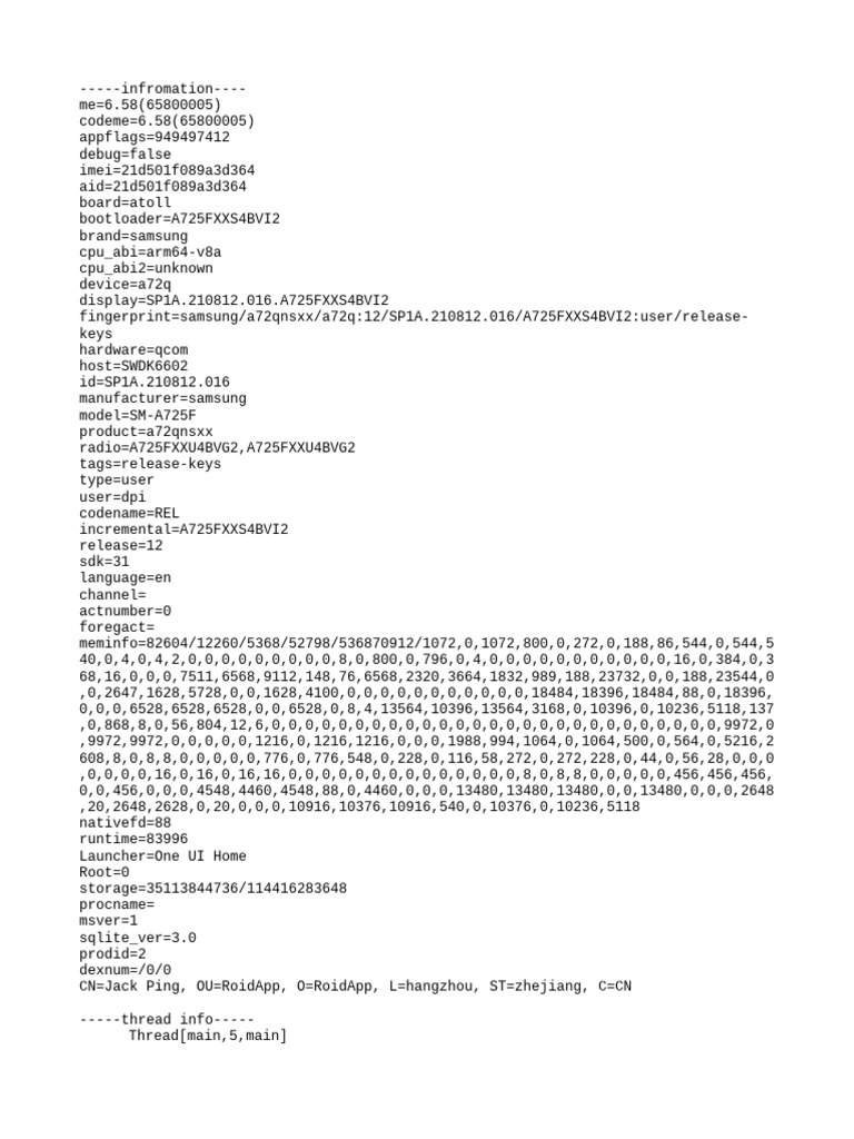 Anr 6.58 (65800005) 0 | PDF | Java (Programming Language) | Java Specification Requests