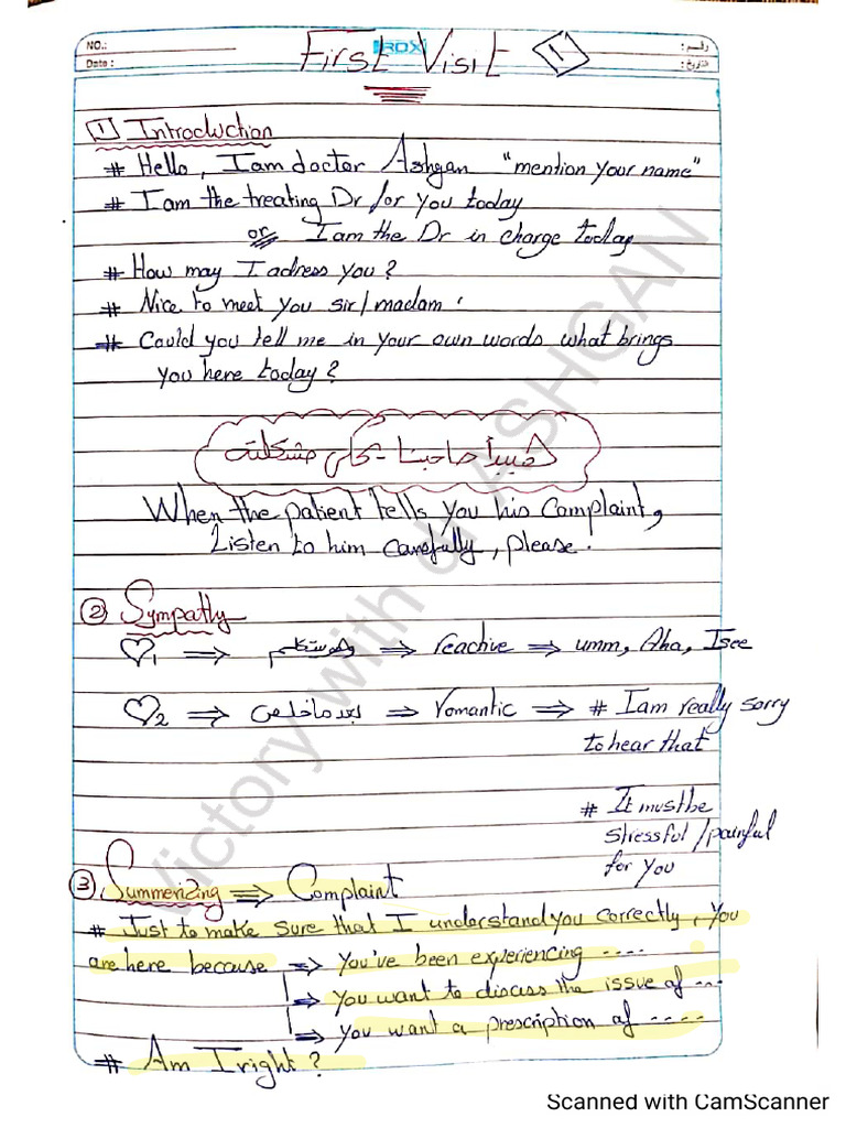 DR ASHGAN's Speaking Notes | PDF