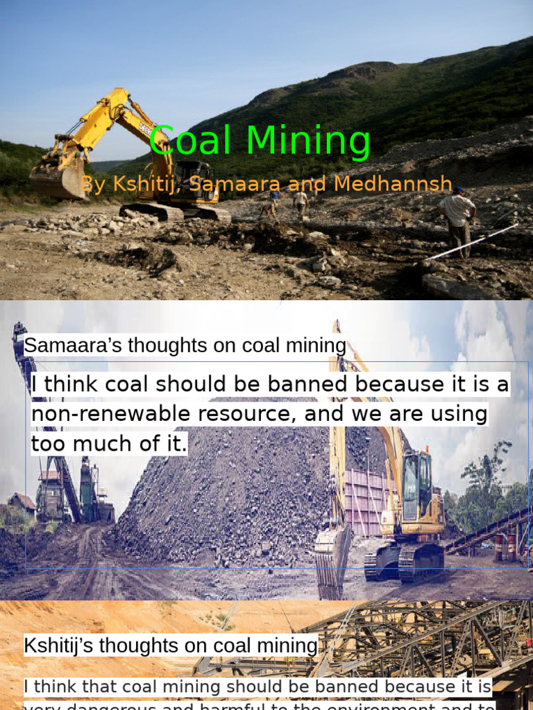 Samaara D'Souza (Borivali) - Case Study - Coal Mining | PDF | Coal | Mining