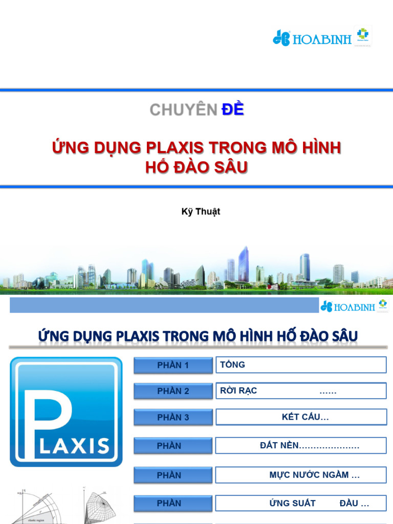 2016 01 Ung Dung Plaxis Trong Thi Cong Ho Dao Sau | PDF