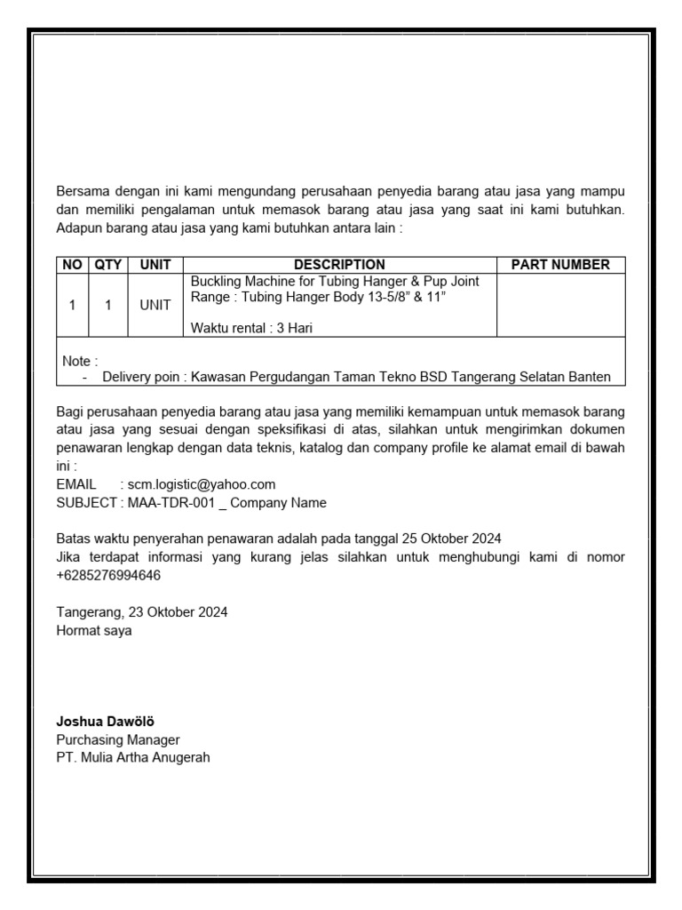 Rental Buckling Machine | PDF