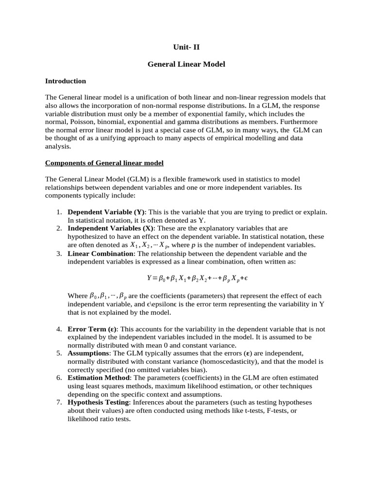 Unit - 2 | PDF | Linear Regression | Analysis Of Variance