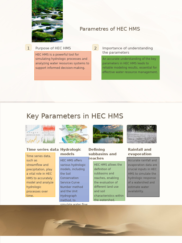 Parametres of HEC HMS | PDF | Hydrology | Reliability Engineering