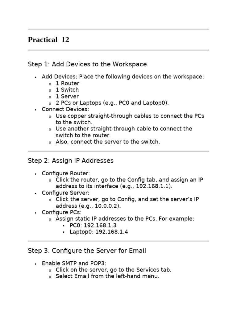 Acn 12 | PDF | Router (Computing) | Server (Computing)