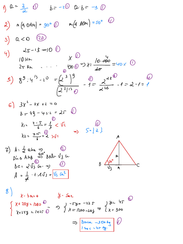 Examen Barem | PDF