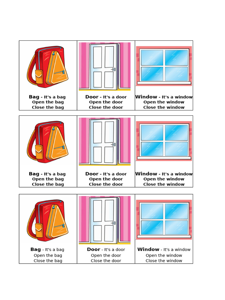 Stick Flashcard | PDF