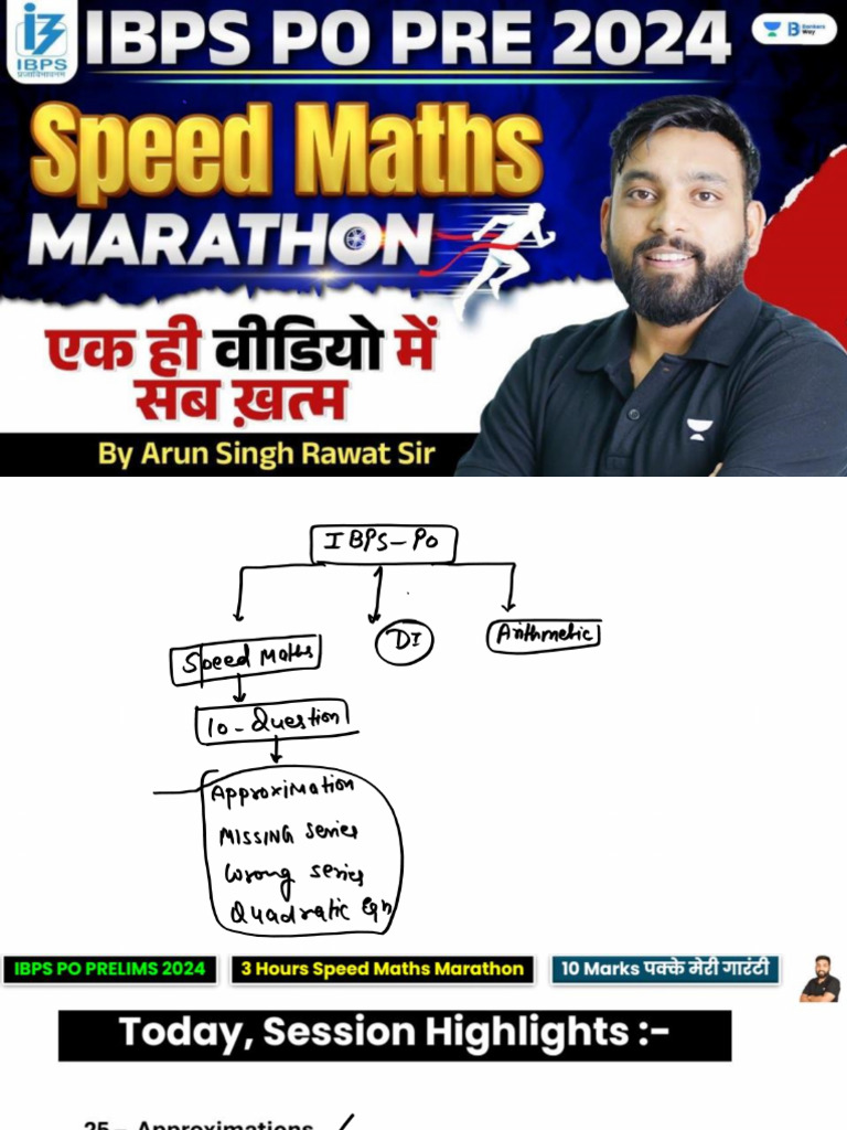 Speed Maths Marathon 15-10-2024 | PDF