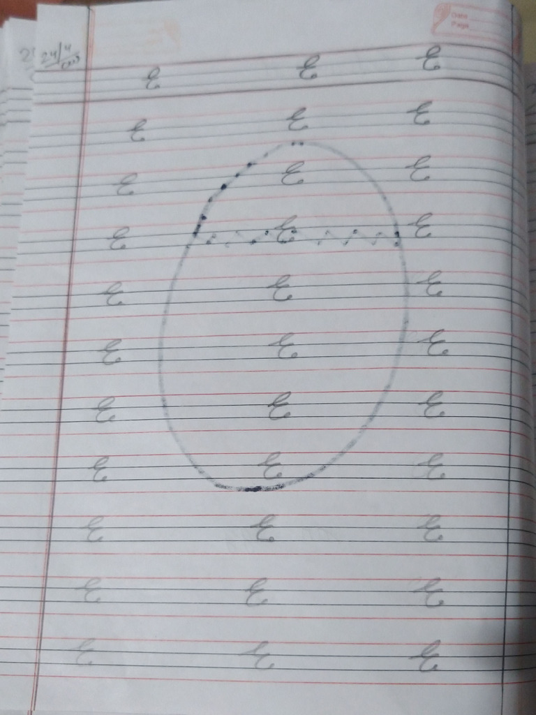 Cursive Capital E | PDF