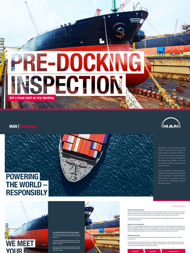 Pre-Docking Inspection for Engines | PDF | Piston | Vehicle Technology