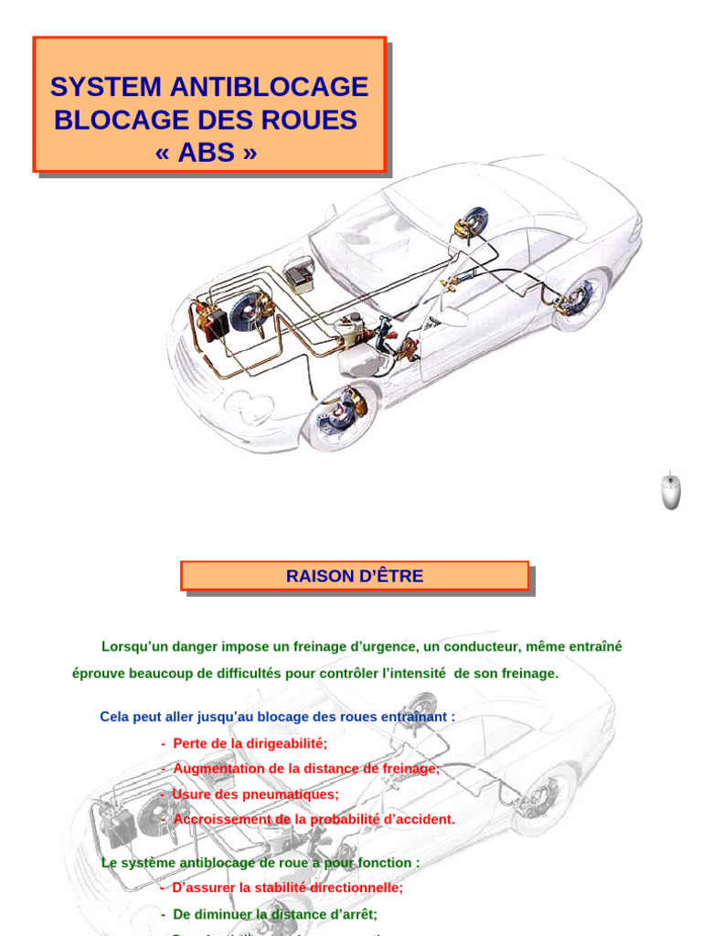 System Antiblocage Blocage Des Roues Abs | PDF | Système anti-blocage ...