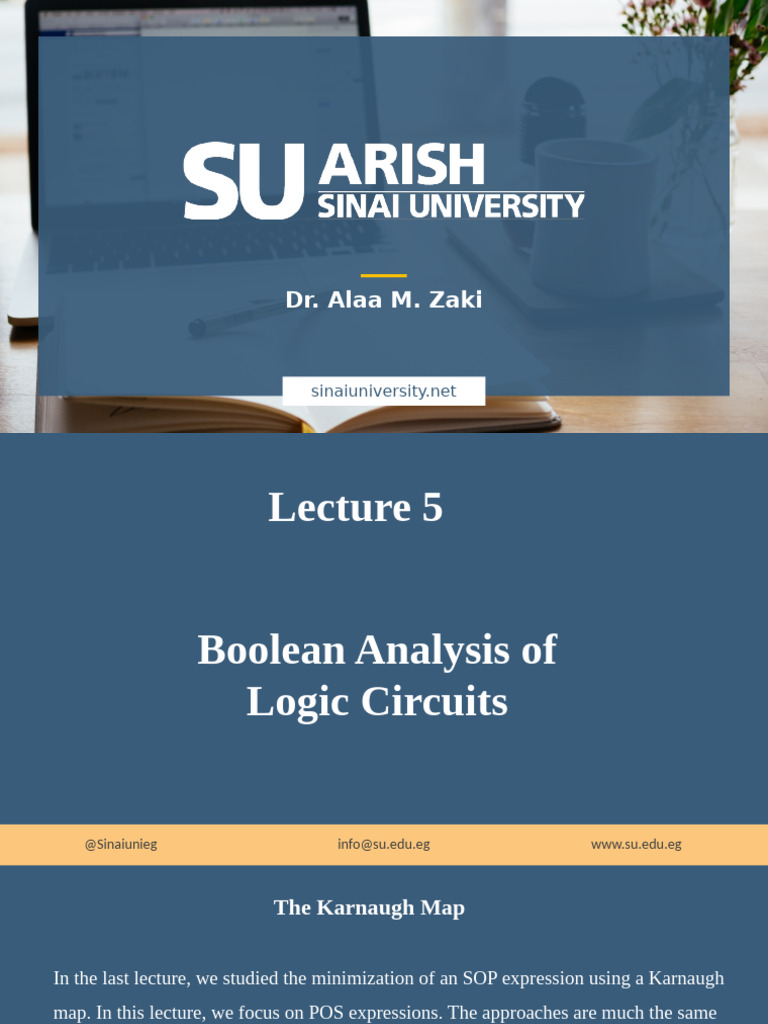 Lecture6 Karnaugh Map Pos Minimization | PDF | Mathematical Logic | Theoretical Computer Science