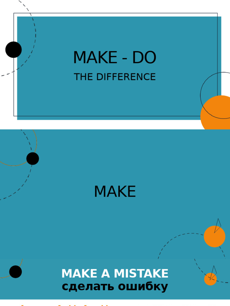 Common English Phrases with "Make" and "Do" | PDF | Self-Improvement