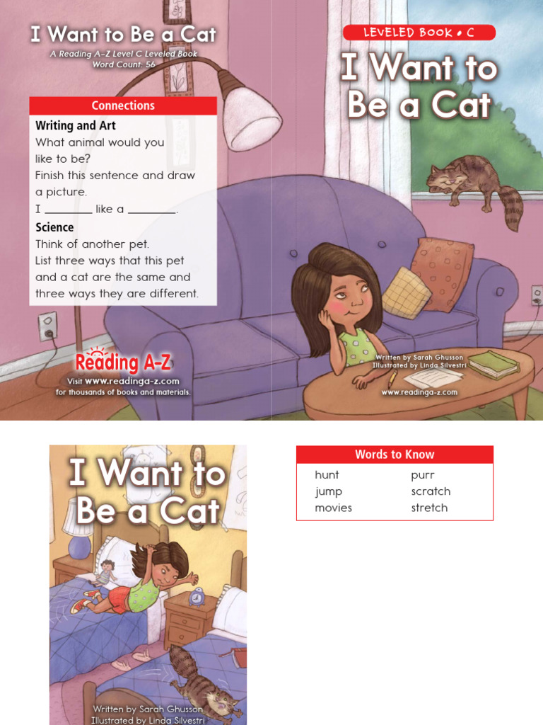 Raz lc67 Iwanttobecat CLR | PDF | Cats | Domesticated Animals