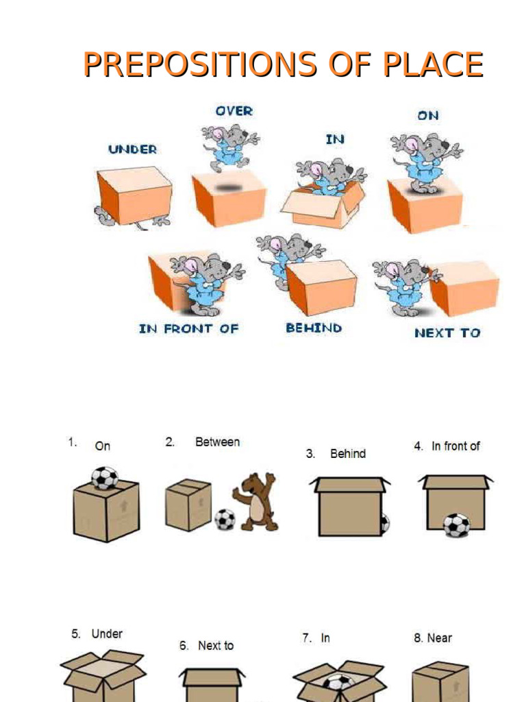 Prepositions Place Movement | PDF