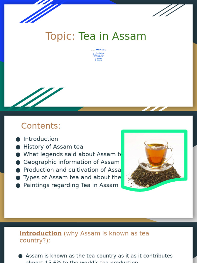 Tea in Assam | PDF | Tea | Hot Drinks