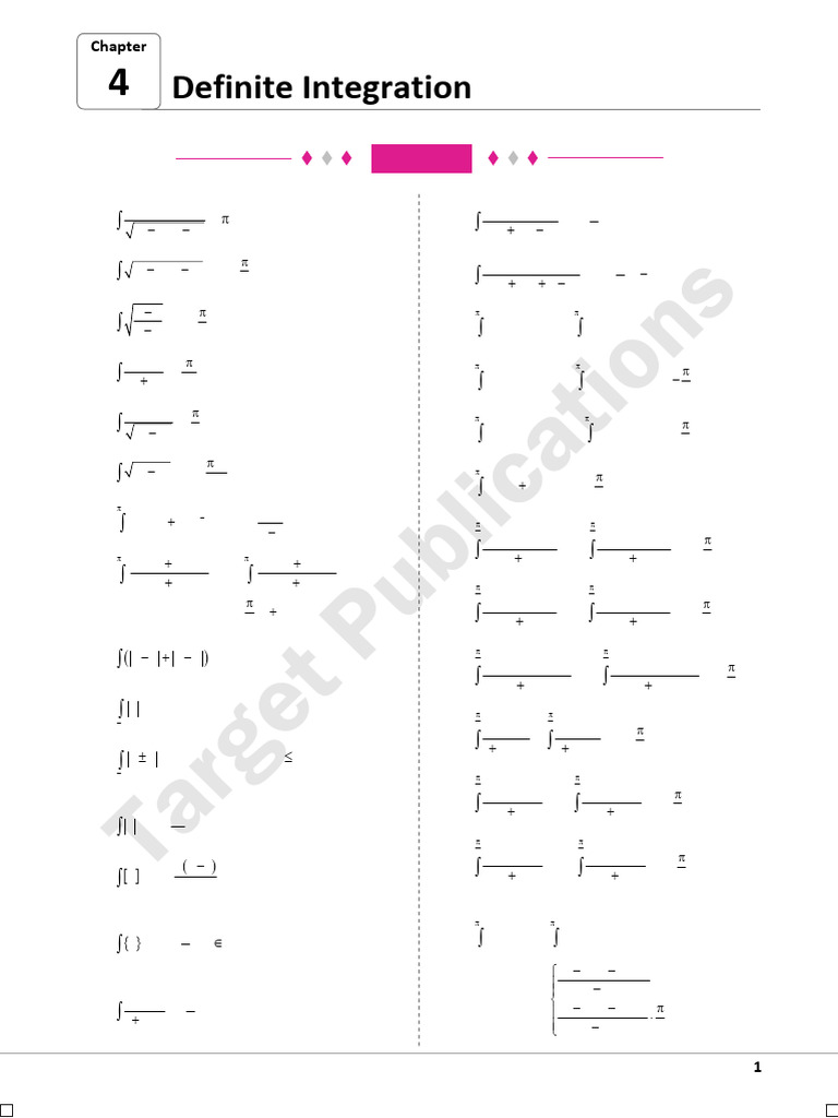 21 XII-M2-04 Definite Integration - Solution - 64dccfb881219 | PDF ...