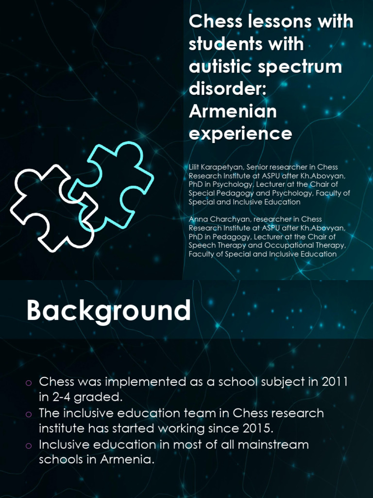 Chess Benefits for Autistic Students | PDF | Autism Spectrum ...
