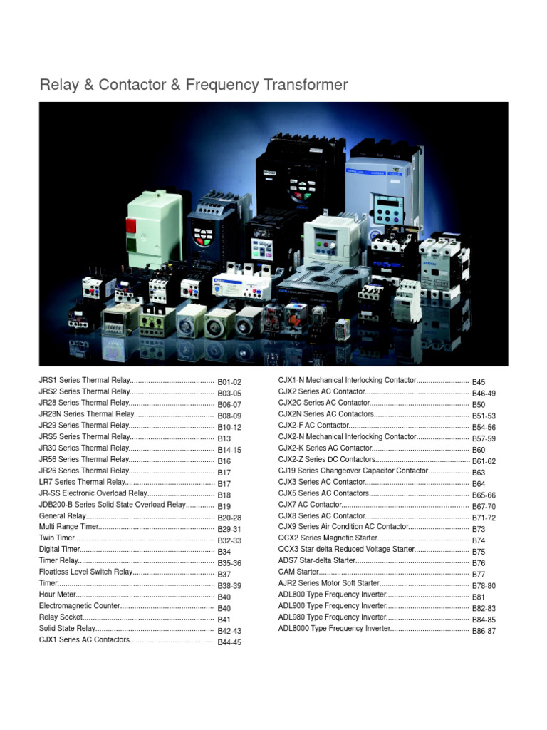 2 Relay Contactor Starter | PDF | Relay | Power Inverter