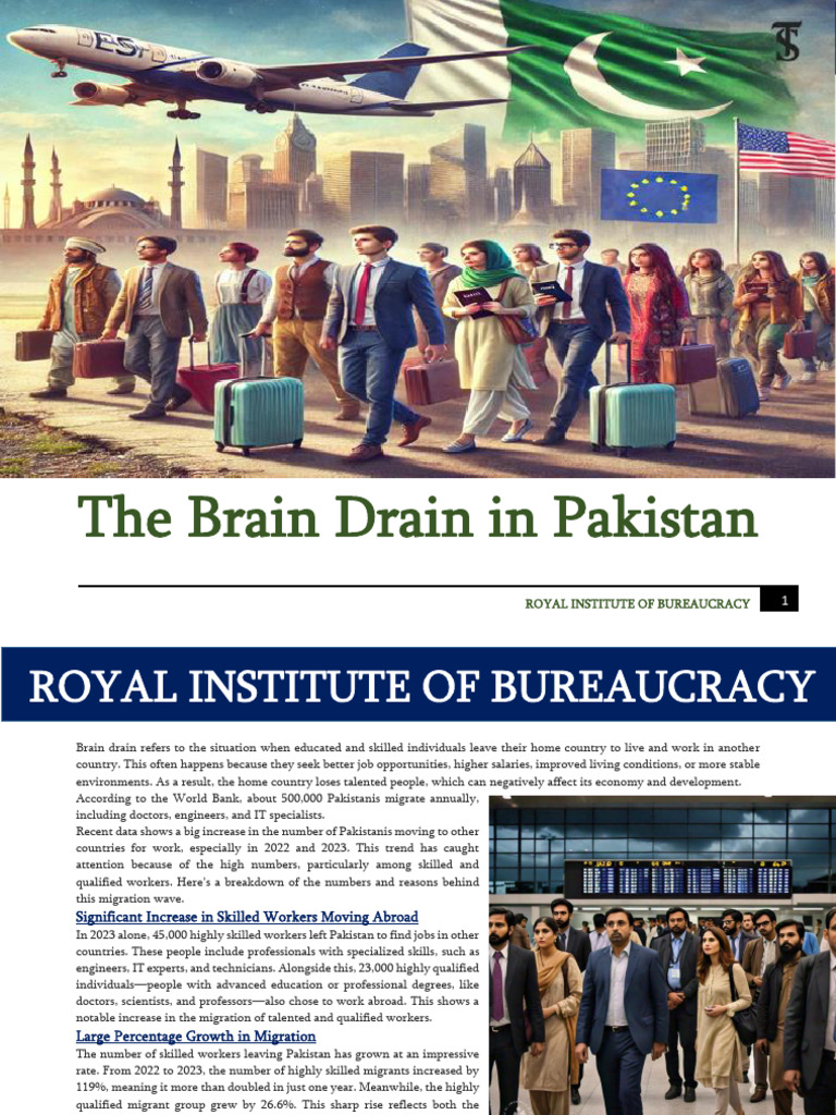 Pakistan Brain Drain: Causes & Trends | PDF | Cost Of Living | Human ...