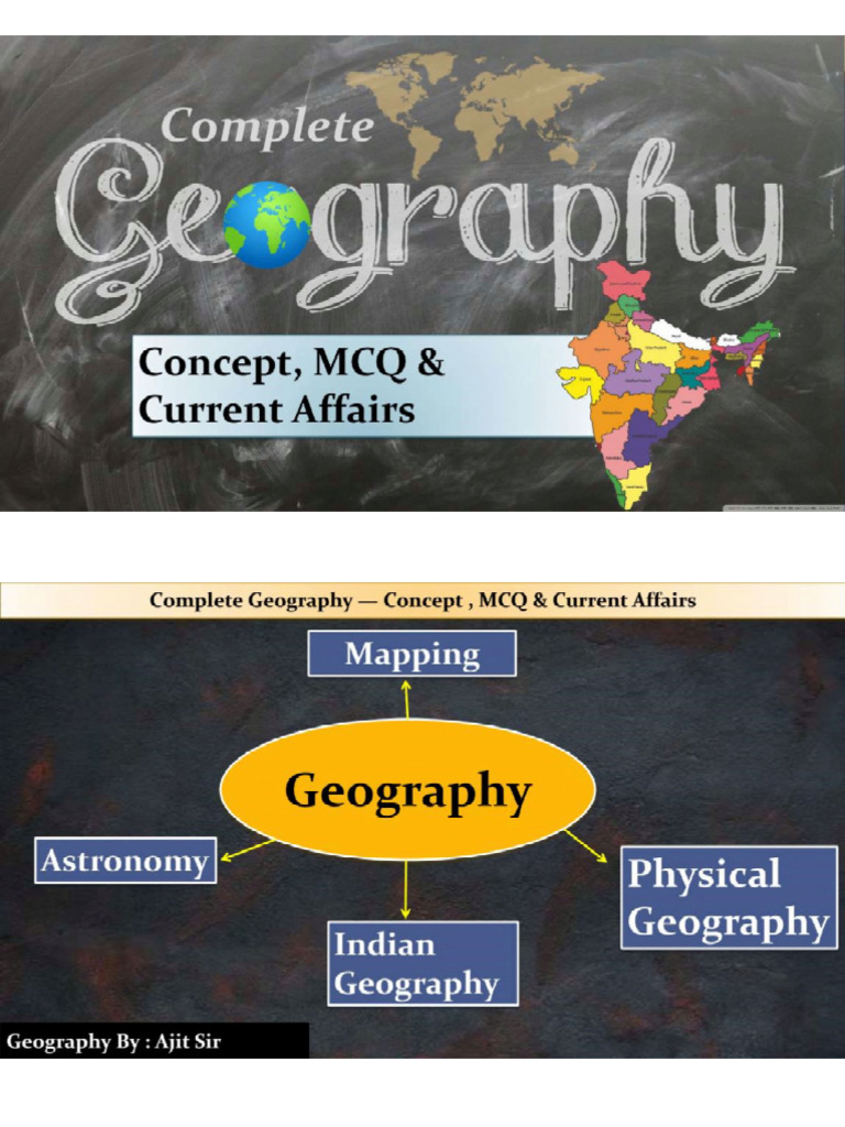 061) Complete Geography & Current Affairs | PDF