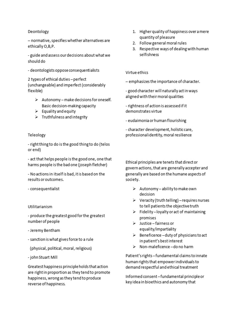 Deontology | PDF | Utilitarianism | Applied Philosophy