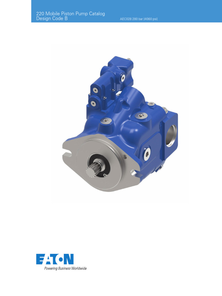 220 Seeria Eaton Ls Pump | PDF | Pump | Viscosity