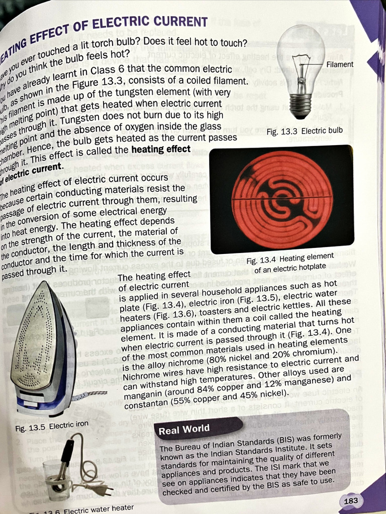 Grade 7 Electic Current & Its Effects | PDF