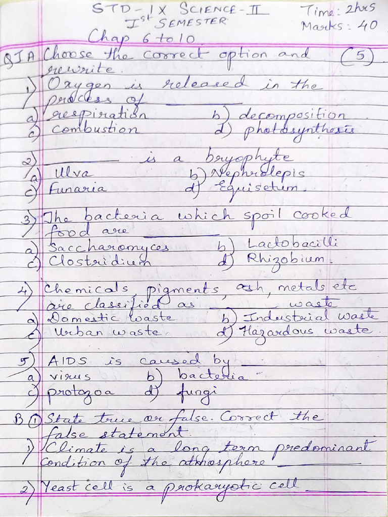 IX Sci 2 Chap 6 To 10 | PDF