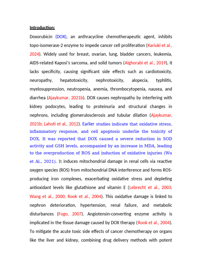 Final Introduction For Kidney Paper 5-7-2024 | PDF | Chemotherapy ...