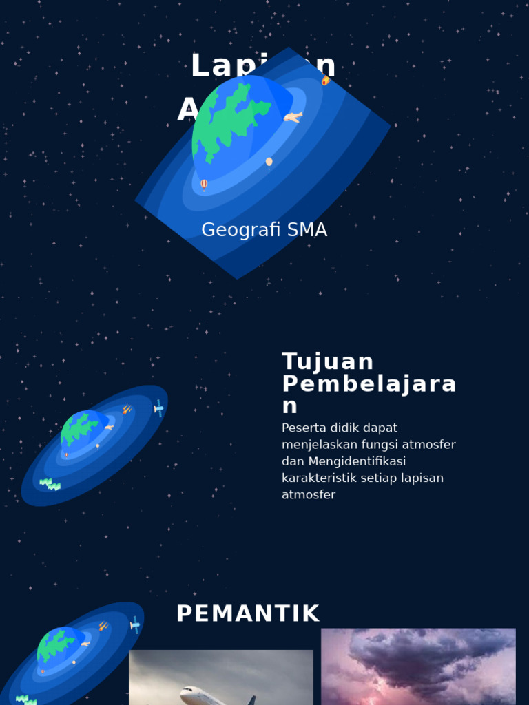 Fungsi dan Lapisan Atmosfer Bumi | PDF | Perjalanan | Sains & Matematika
