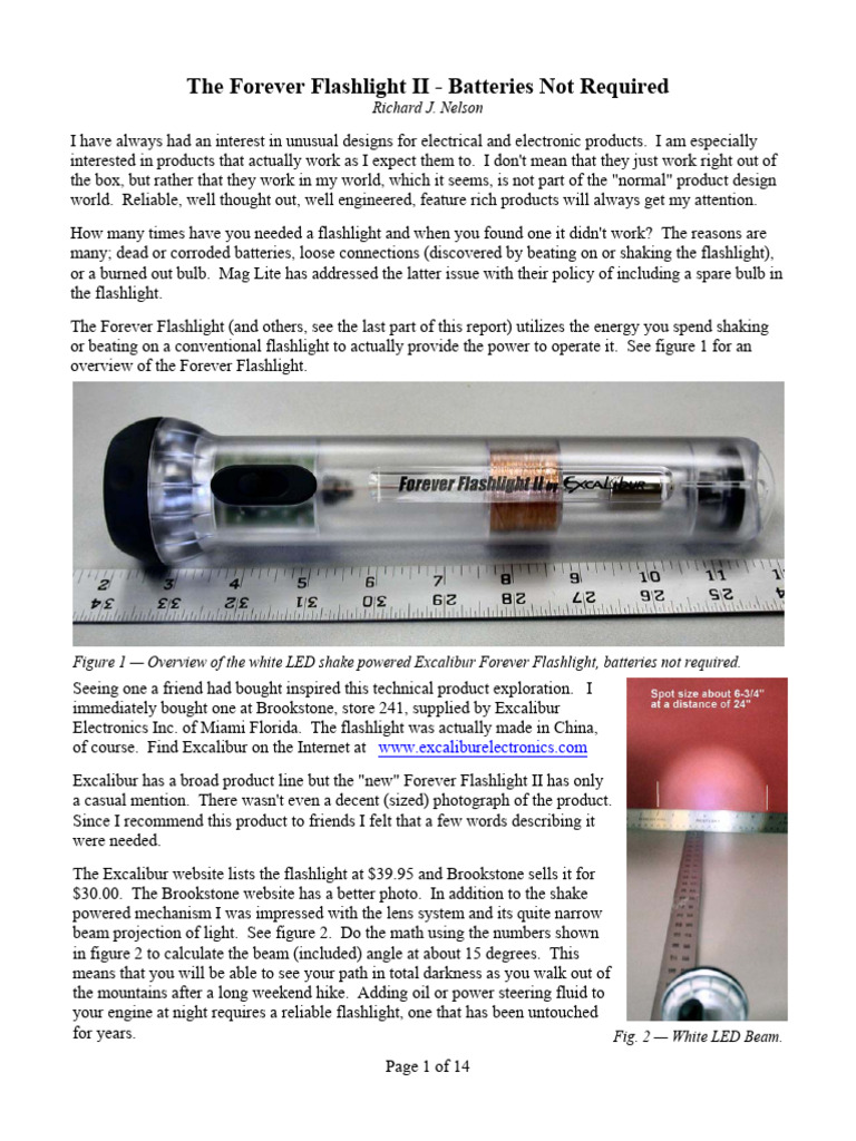 Tech Enthusiast's Flashlight Guide | PDF | Inductor | Capacitor