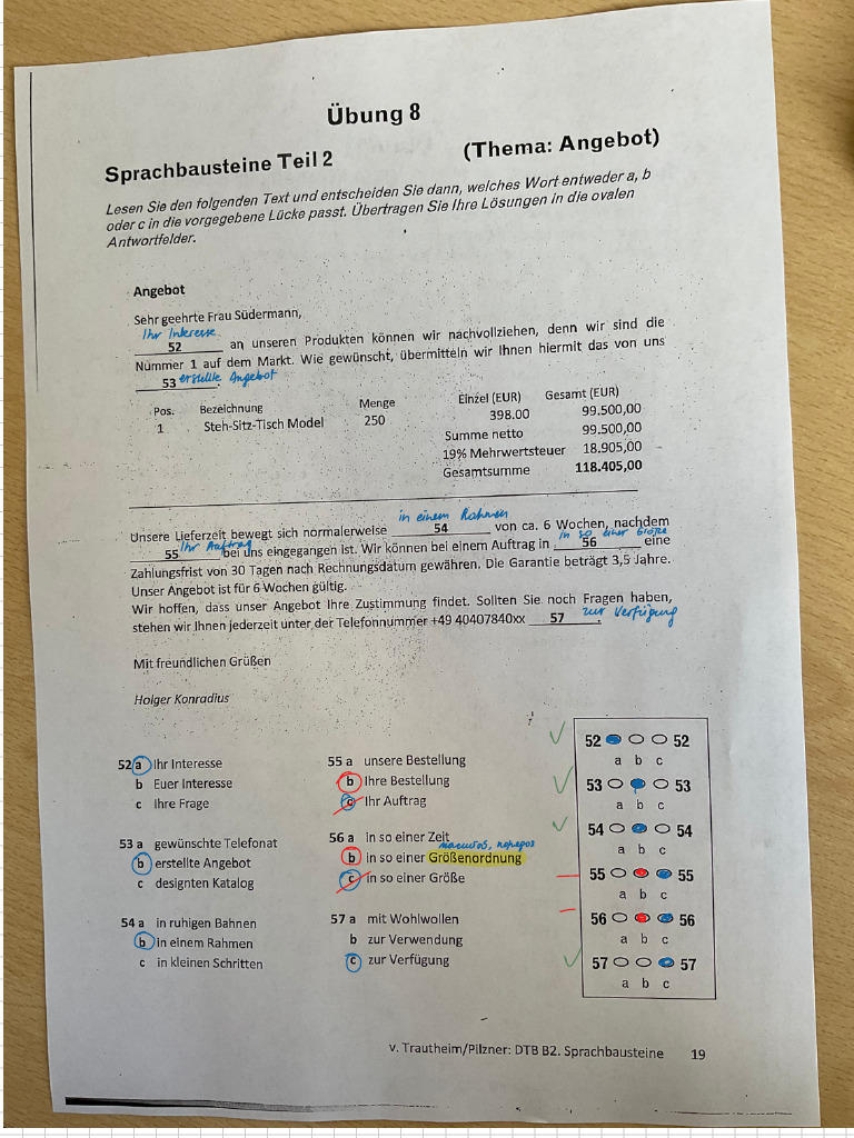 Sprachbausteine 2 | PDF