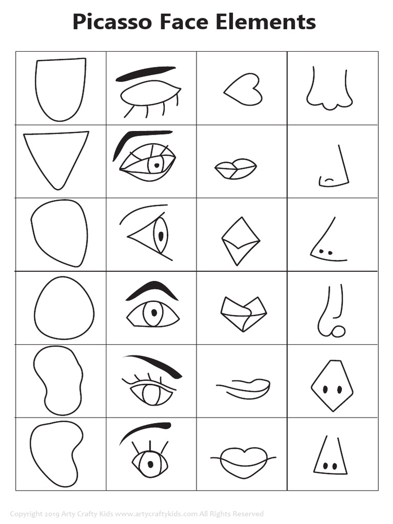 Art for Kids: Picasso Faces | PDF