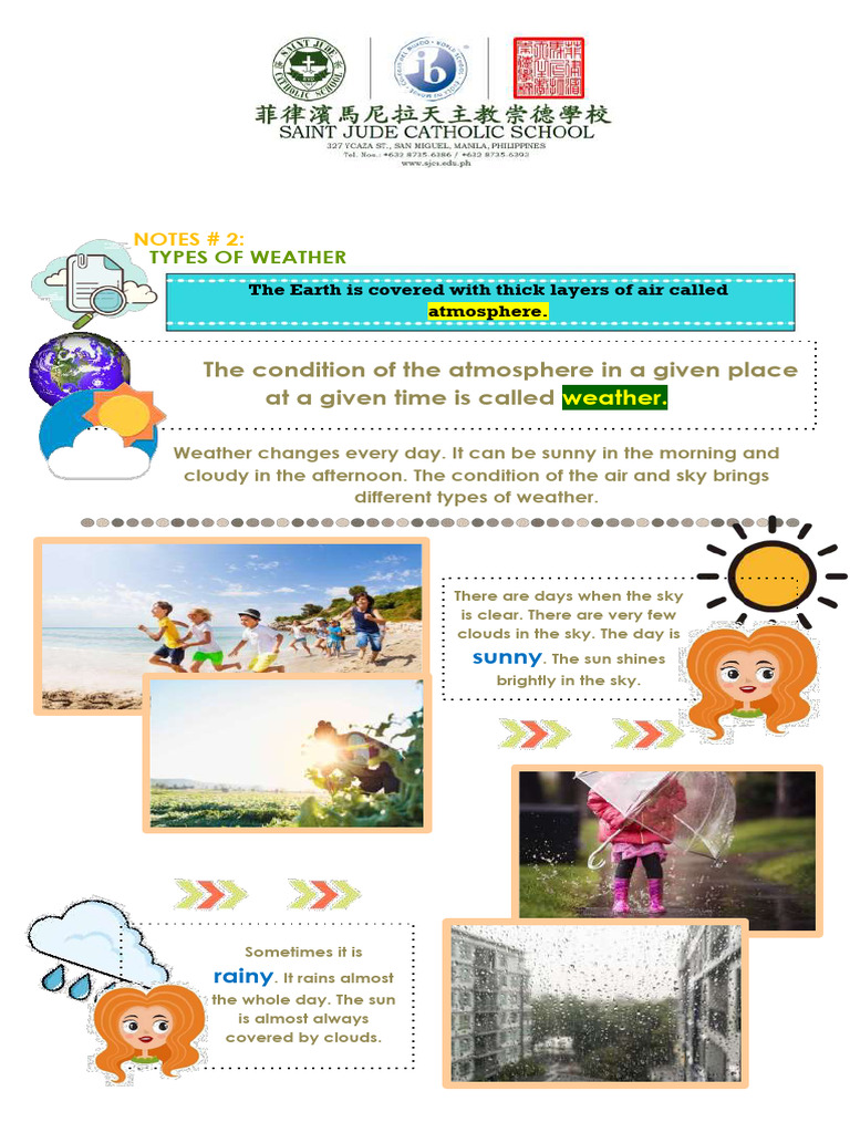 Types of Weather Explained | PDF