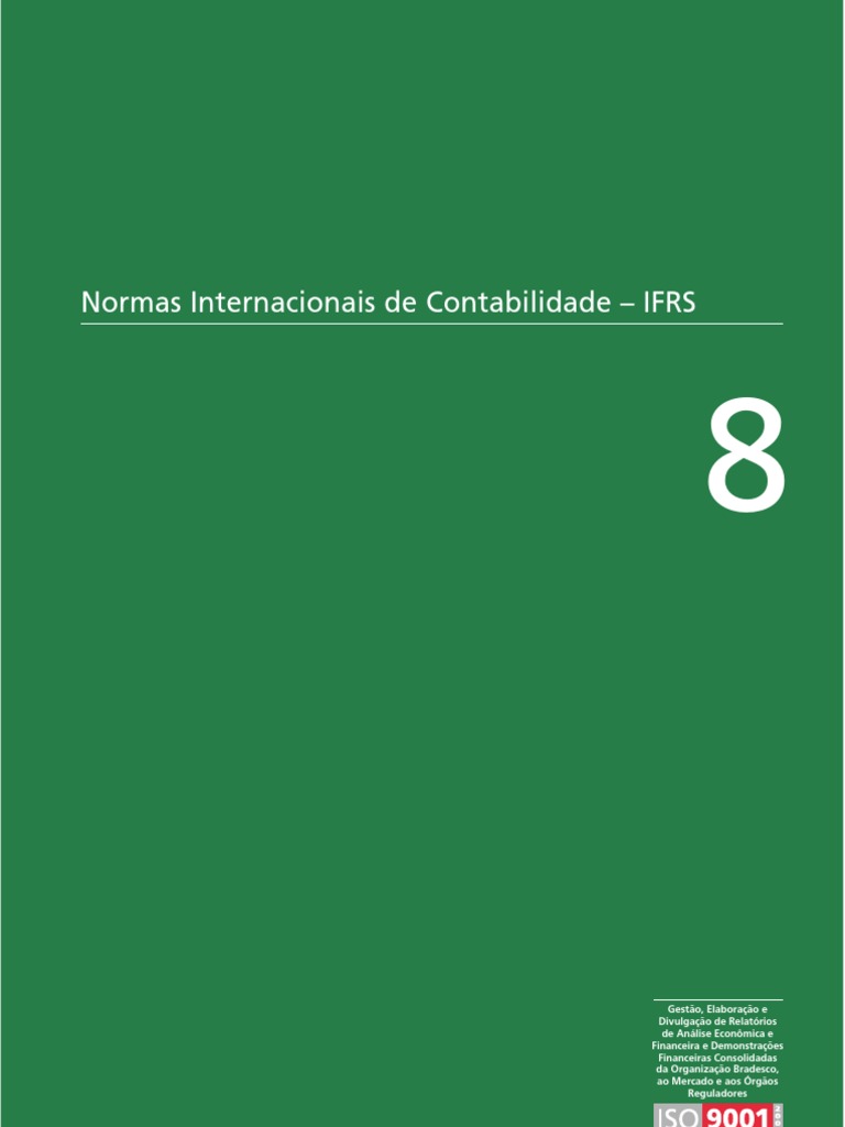 IFRS - Normas de Contabilidade Internacional | PDF