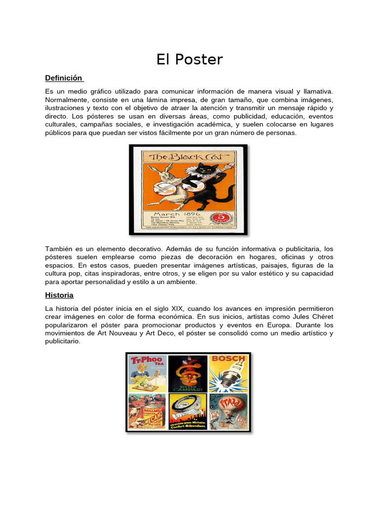 El Poster | PDF | Póster | Publicidad