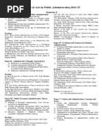 PubAd PYQ 2012 2024 | PDF