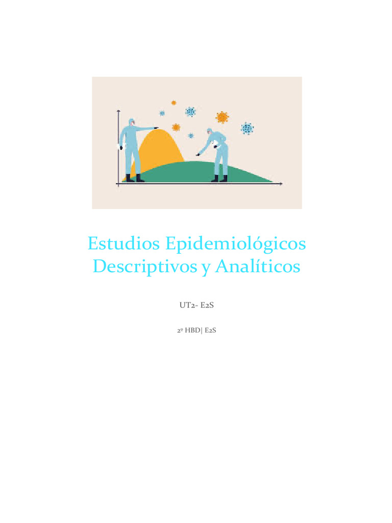 UT2 AP Estudios Descriptivos y Analíticos | PDF | Epidemiología ...