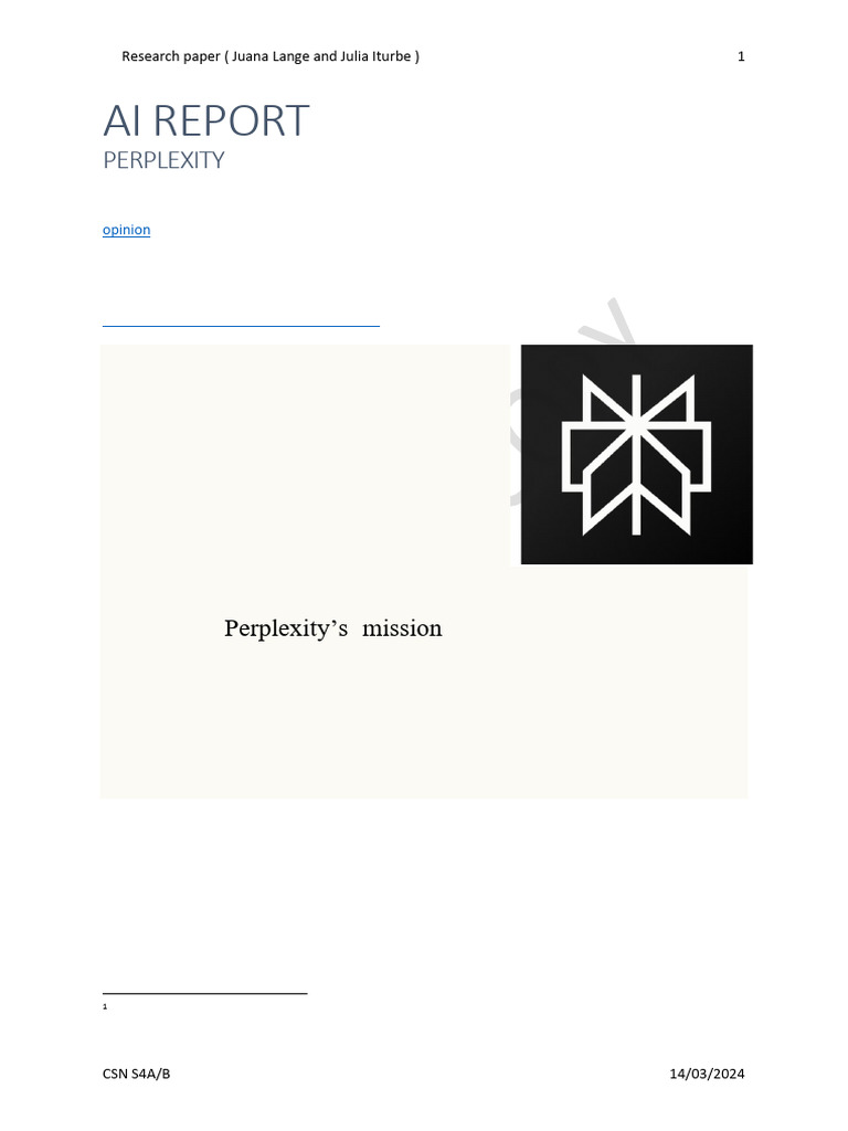 Understanding Perplexity AI's Features | PDF | Learning | Cognitive Science