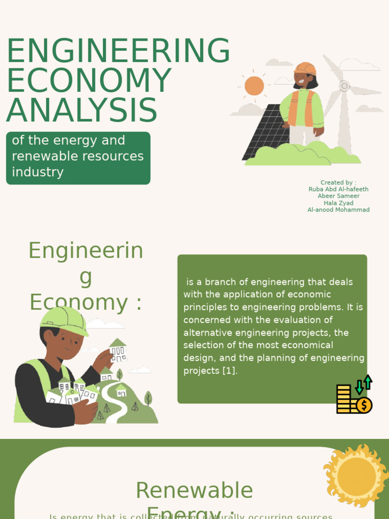 Engineering Economic Analysis | PDF | Renewable Energy | Energy Development