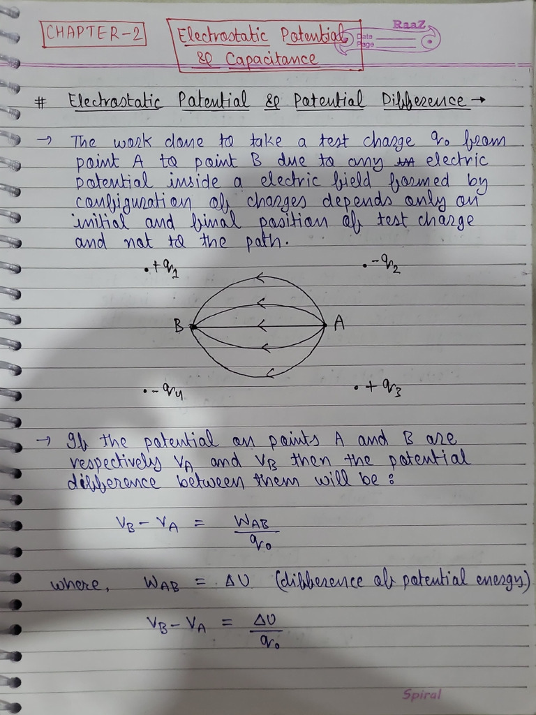 12th Phy. Eng. Chapter-2 Pt-1 | PDF