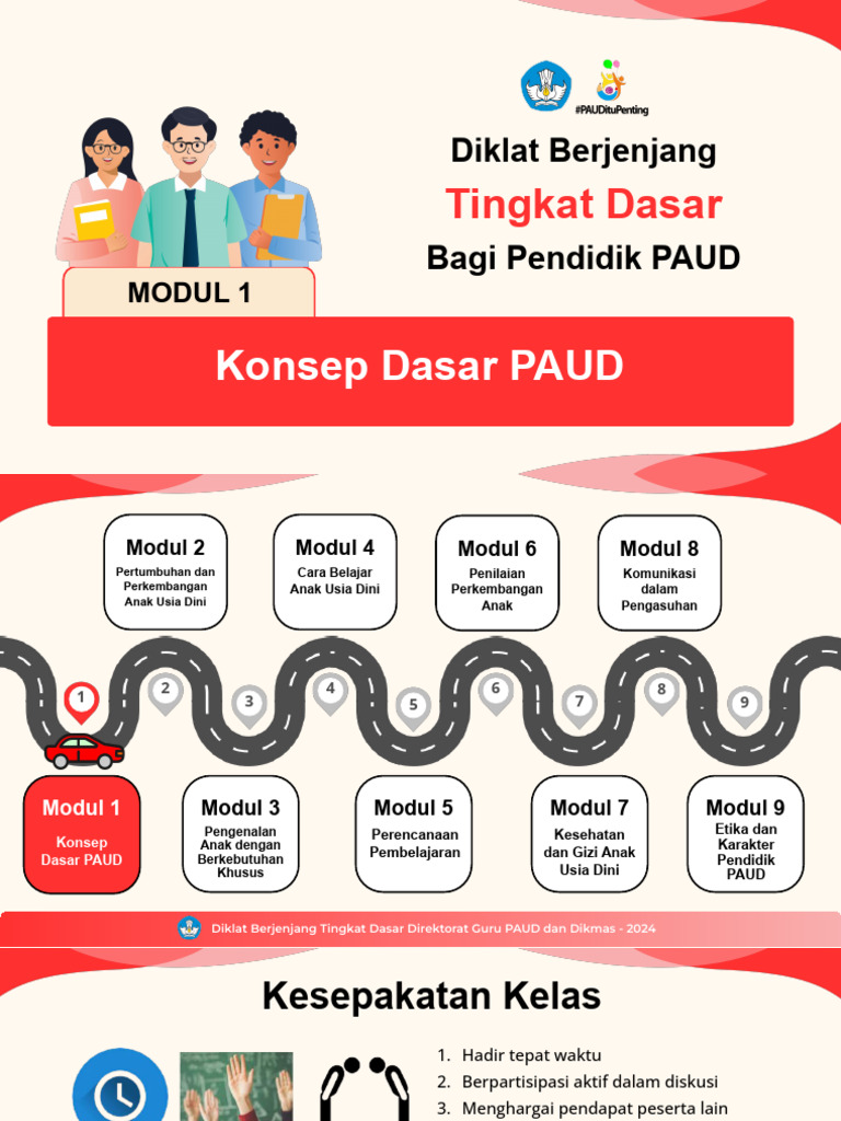 Diksar - Modul 1 - Konsep Dasar PAUD | PDF