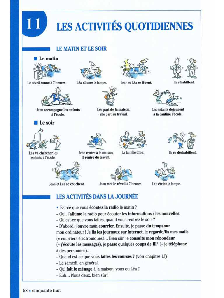 VPF A1-58-63 La Routine Quotidienne | PDF