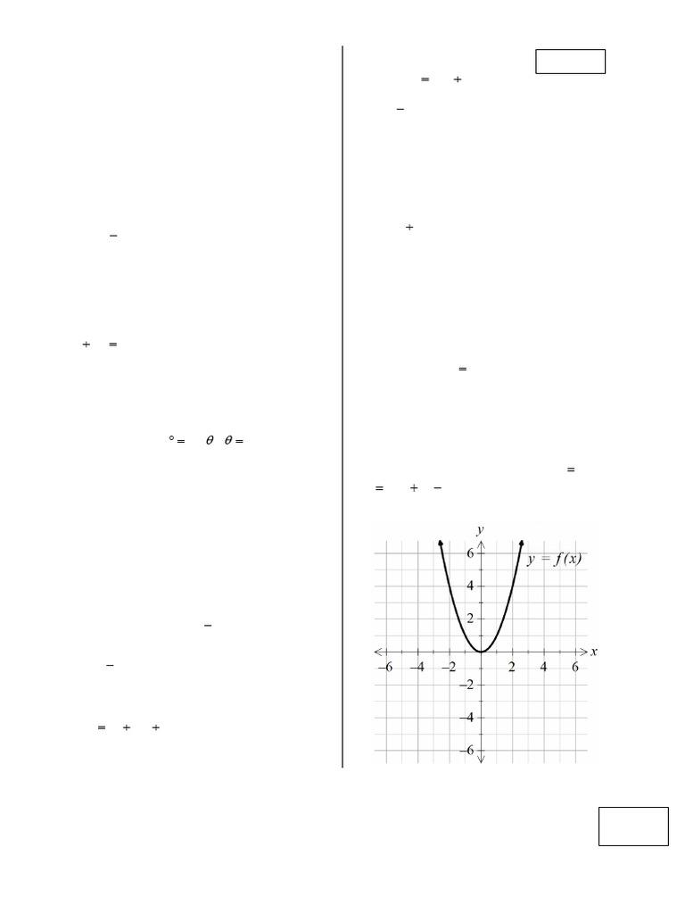 2020 Y10 Maths 5.3 Test Ch16 and Trig | PDF | Function (Mathematics ...