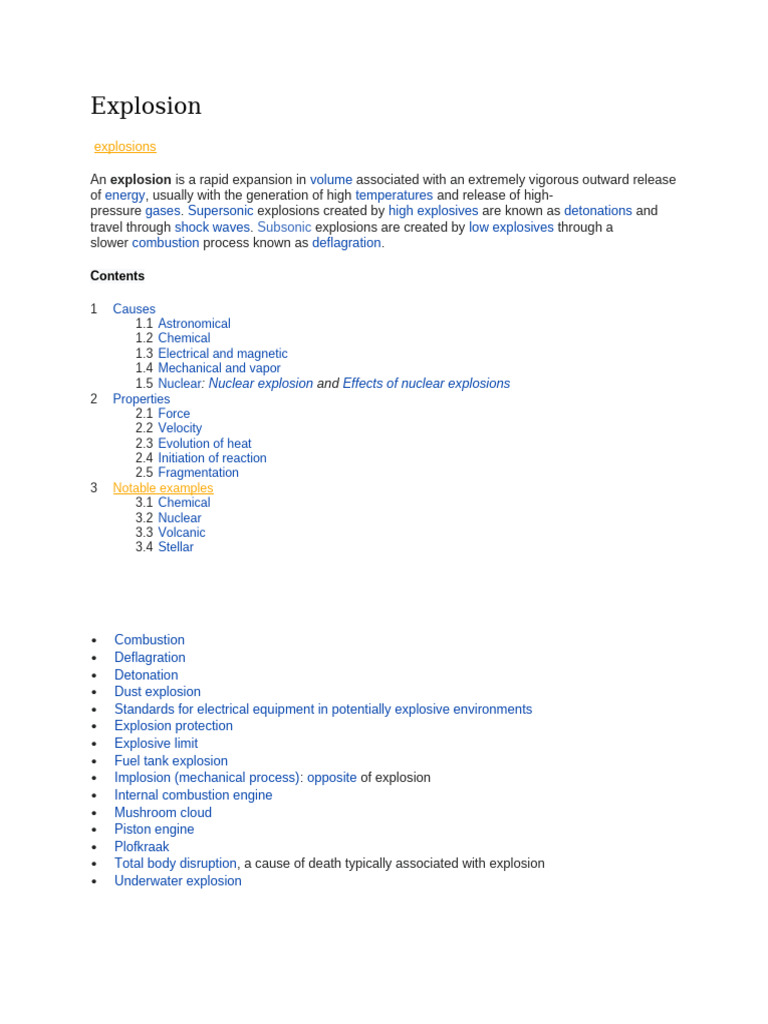 Explosives | PDF | Explosion | Chemistry