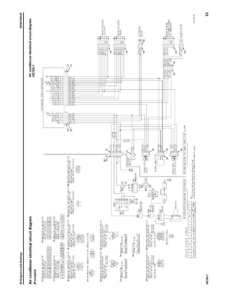 Wiring Diagram HD785-7 | PDF