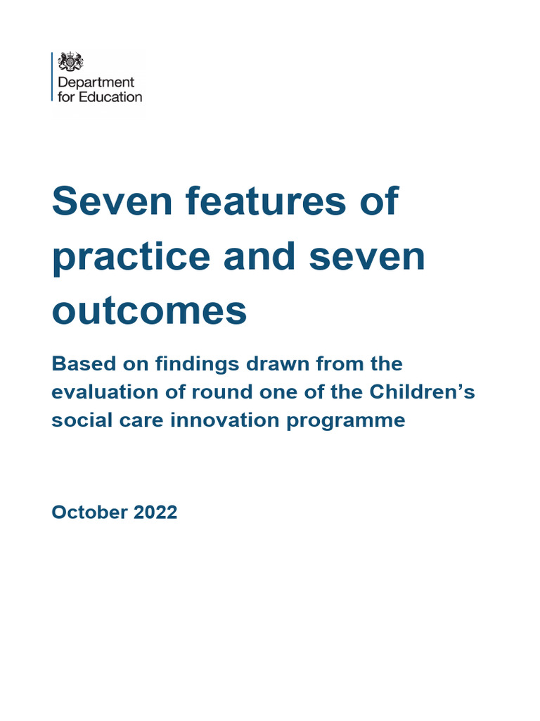Seven Key Features of Social Care Practice | PDF | Social Work | Innovation